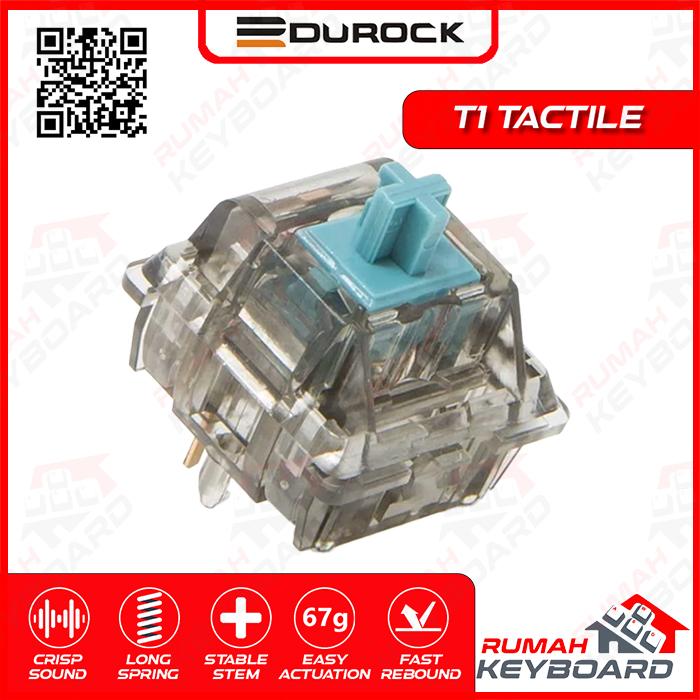 Jual SWITCH - DUROCK T1 TACTILE - 5 PIN - 67g - PCB MOUNT - TACTILE ...