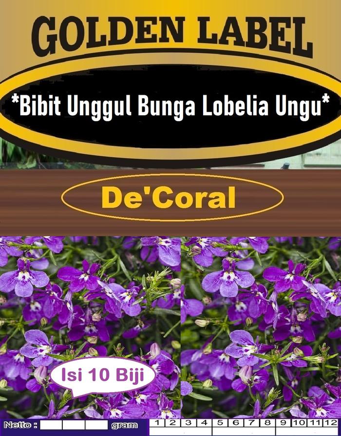 Jual Bibit Unggul Bunga Lobelia Ungu | Biji Benih Bunga Lobelia Ungu ...