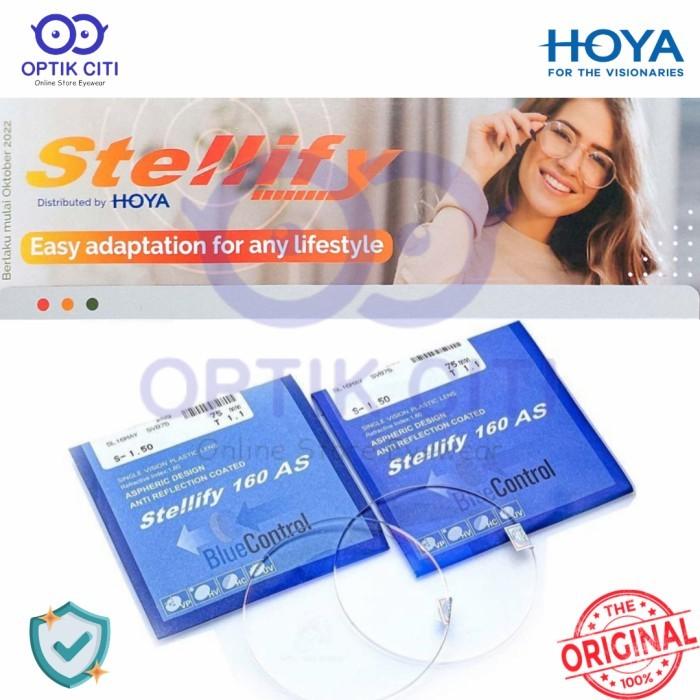 Promo lensa kacamata Blue Cut Hoya Stellify Sv 1.60 HVP BC Tipis Original - Jakarta Pusat ...