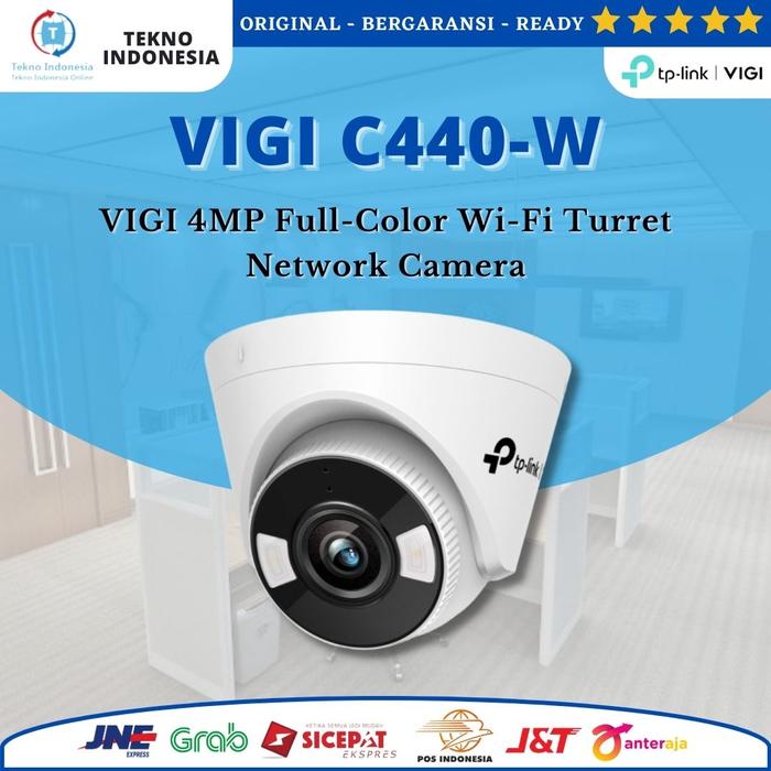 Jual TP LInk VIGI C440-W 4MP Full-Color Wi-Fi Turret Network Camera ...
