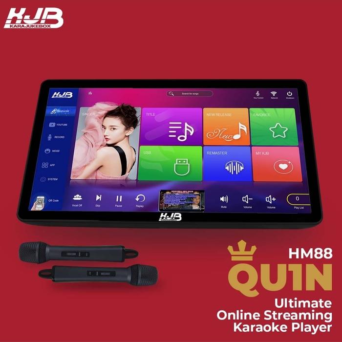 Jual KJB HM88 QU1N Quin HM88 QUEN Karaoke System Built-in Touchscreen ...
