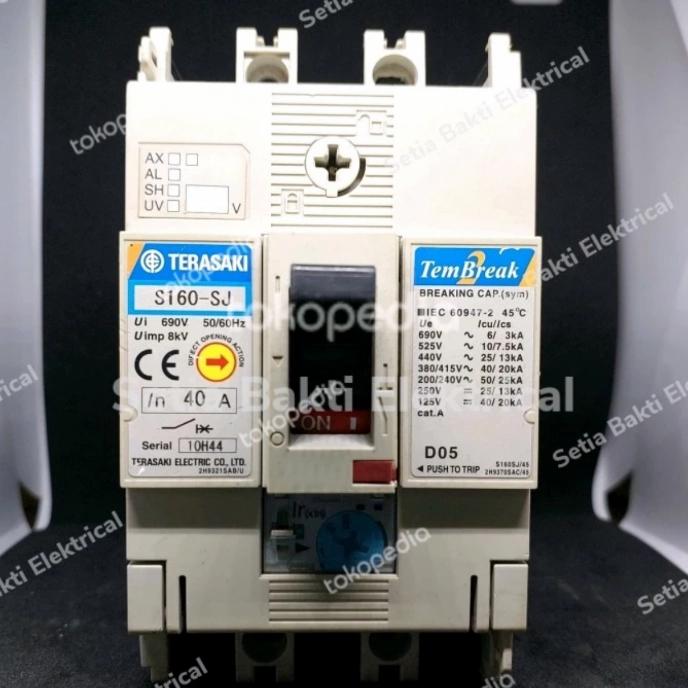 Jual MCCB Breaker TERASAKI S160-SJ 40A 3pole - Jakarta Pusat - setia bakti baru | Tokopedia
