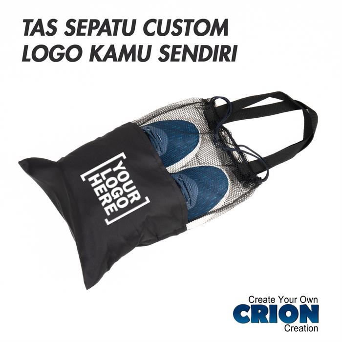 Jual Tas Sepatu Jaring Bisa Custom Nama/Logo Kamu Sendiri By Crion ...