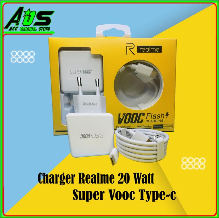 Promo Charger Realme 5 Pro, 6 Pro ORIGINAL Type C VOOC Fast Charging 20W - Jakarta Pusat - Acc ...