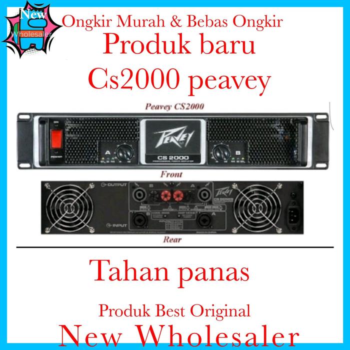 Jual power Audio Sound system Peavey cs2000 produk baru tahan panas ...