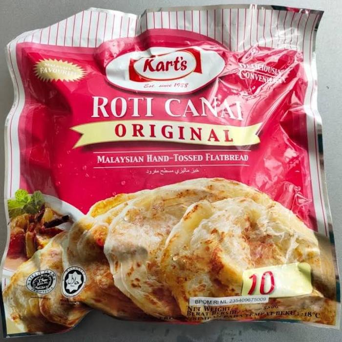 Jual roti paratha dan canai frozen - roti canai kart - Kota Medan ...
