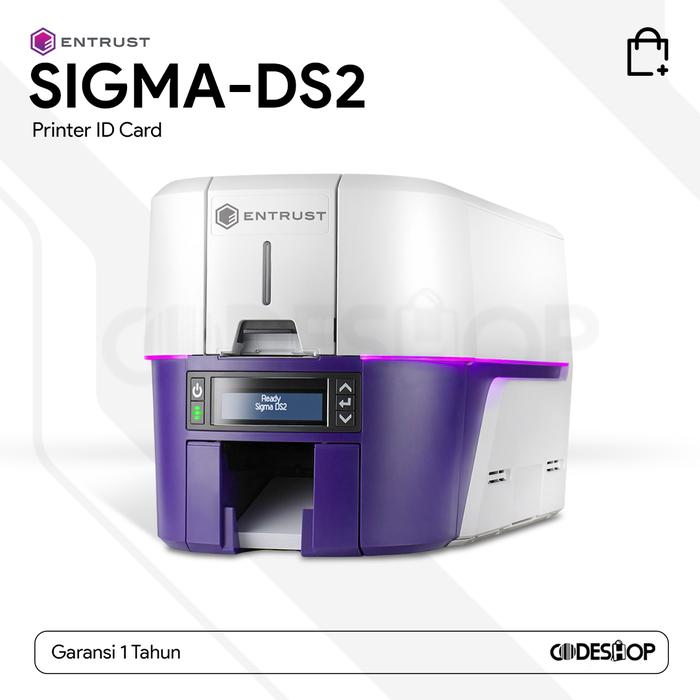 Promo ID Card Printer Entrust Sigma DS2 Cetak Kartu Satu Sisi Full ...