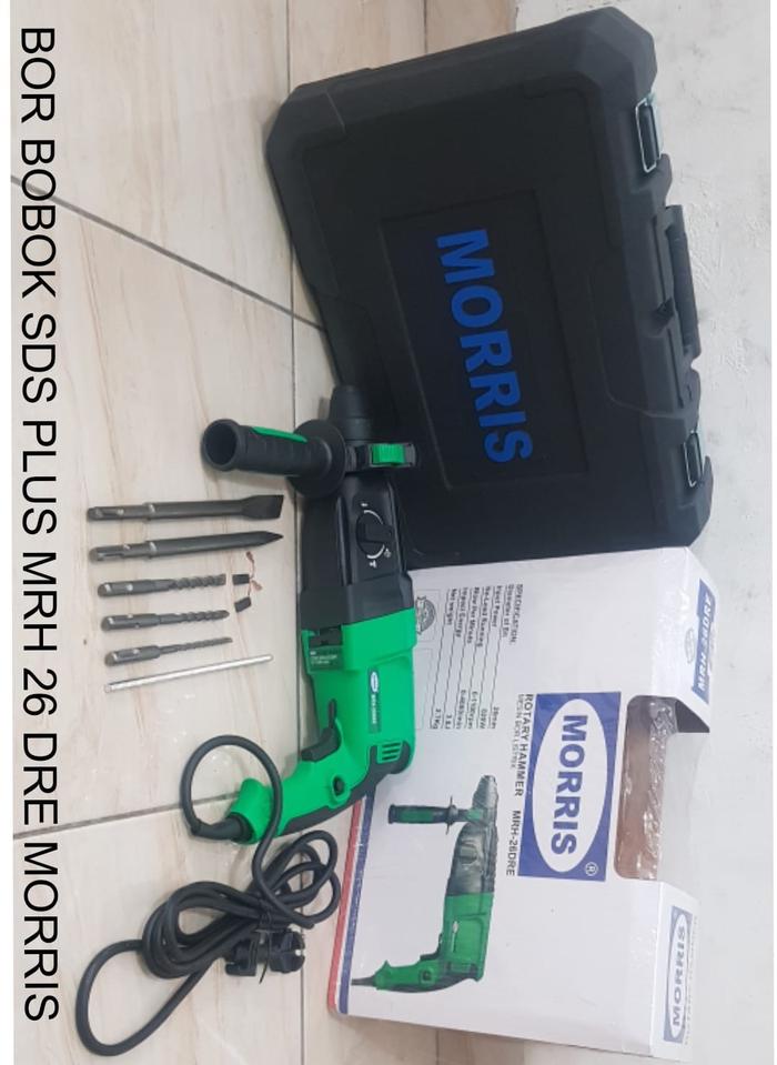 Jual MESIN BOR BETON BOBOK SDS MORRIS 26 MM ROTARY HAMMER 3 MODE - Kota ...