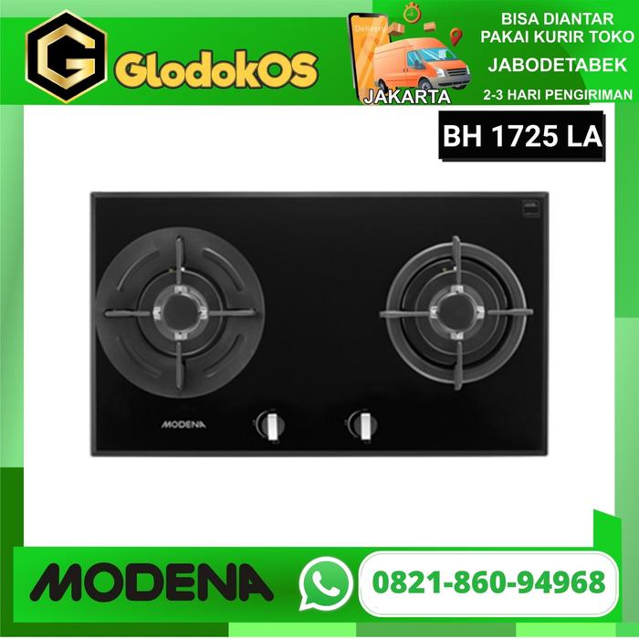 Jual KOMPOR GAS TANAM MODENA BH 1725 LA WITH GAS HOB 2 TUNGKU GARANSI ...