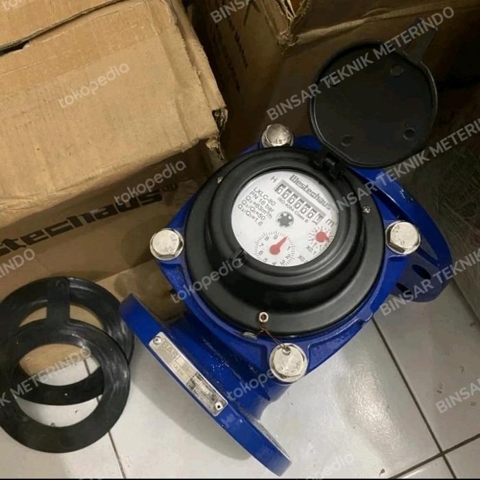Jual Meteran Air limbah ukuran 3 inchi merk SWM Conection Flange ...