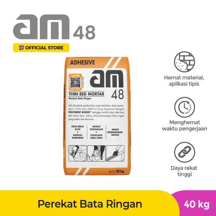 Promo AM 48 PEREKAT BATA RINGAN kemasan 40 kg - Jakarta Barat - AM ...
