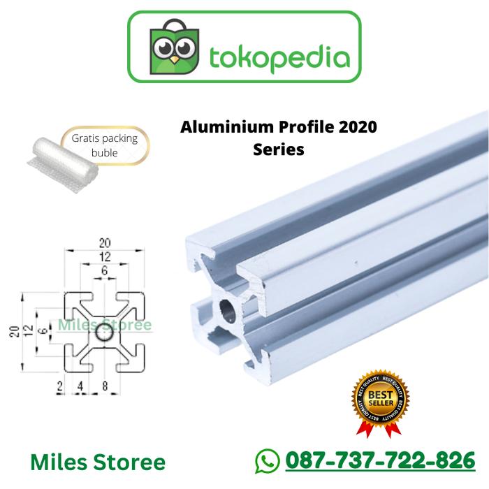 Jual Aluminium profile 20x20 - Kab. Bekasi - Miles Storee | Tokopedia
