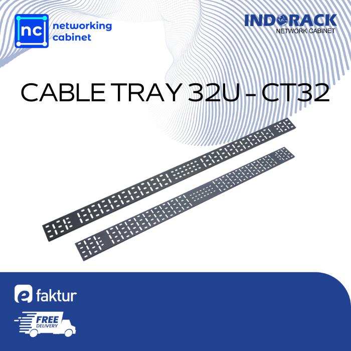 Jual Indorack Accesories Cable Tray 32U Rack Server Cable Management ...