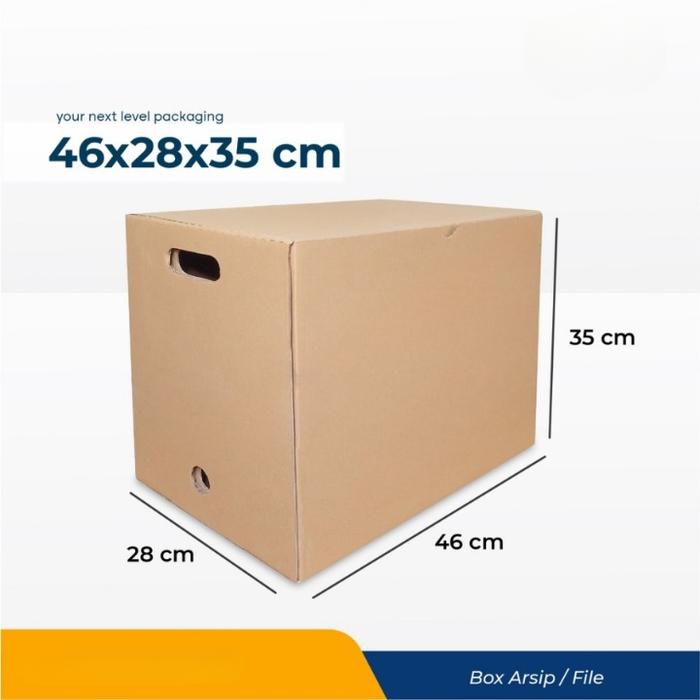 Jual Box Kardus Arsip Besar Dus Kotak Arsip Dokumen File BPJS 46x28x35 ...