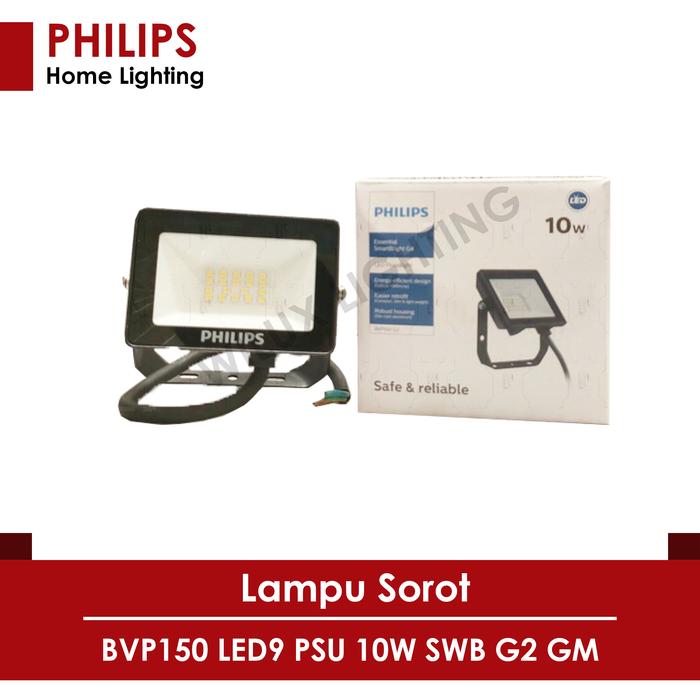 Jual PHILIPS LED Flood Light BVP150 G2 LED9 10W 220V SWB - Putih - Kota ...
