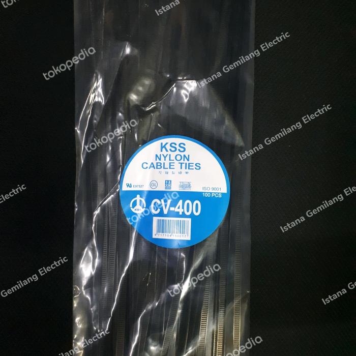 Jual Cable/ Kabel Ties KSS CV-400(400 x 4.8 mm) - HITAM - Jakarta Pusat - Istana Gemilang ...