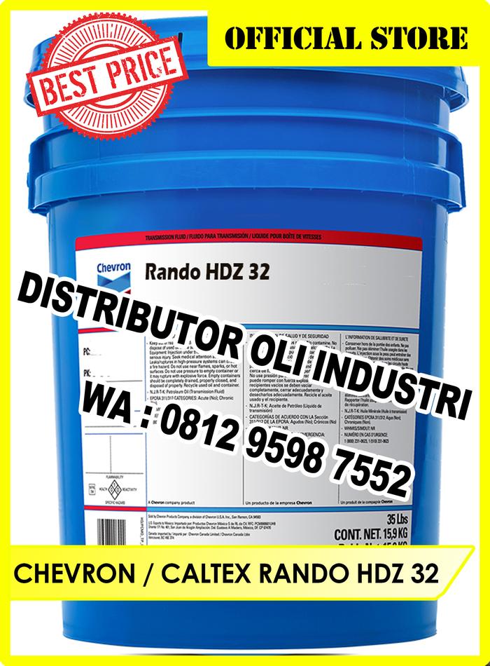 Jual CHEVRON /CALTEX RANDO HDZ 32 ( Ready Stock - 20 Liter ) - Kota ...