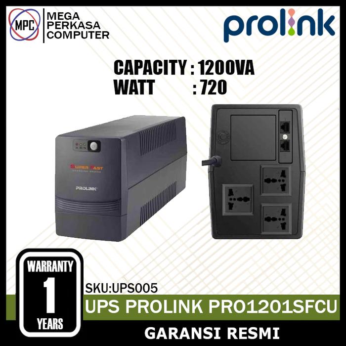 Jual UPS PROLINK PRO1201SFCU Super Fast Charging Line Interactive ...