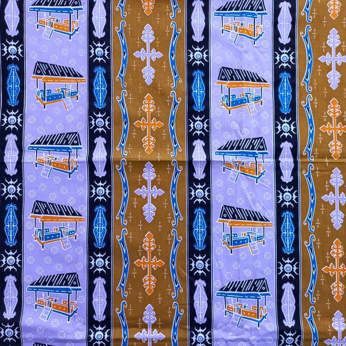 Jual Bahan Batik Maluku motif Siwalima & Rumah adat Maluku / Variasi ...