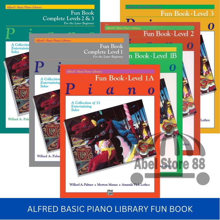 Jual Alfred Basic Piano Library Fun Book 1a/1b/2/3/complete Level 1/2-3 ...