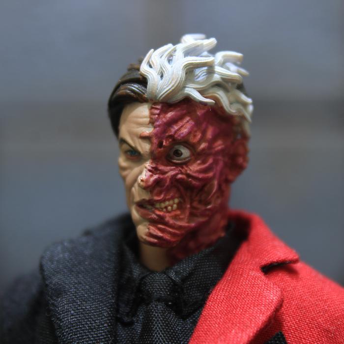 Jual 1/12 Custom DC Mezco Harvey Dent Two Face Head Sculpt HS ...