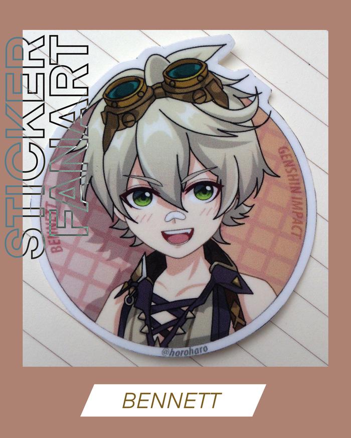 Jual Sticker fanart BENNETT genshin impact - Kab. Bandung Barat ...