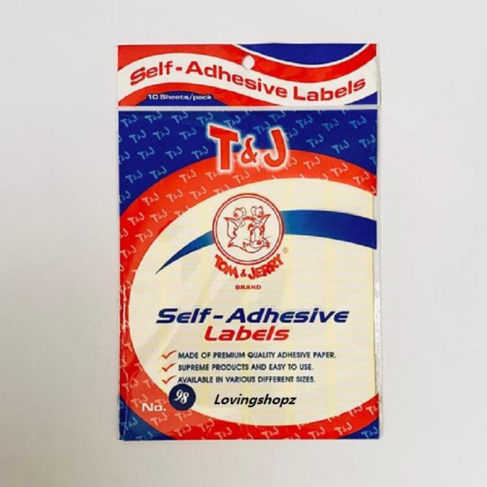 Promo Label Tom & Jerry Putih / Stiker TJ Nama Undangan - No.122 - Jakarta Barat - EAZYTOYS ...