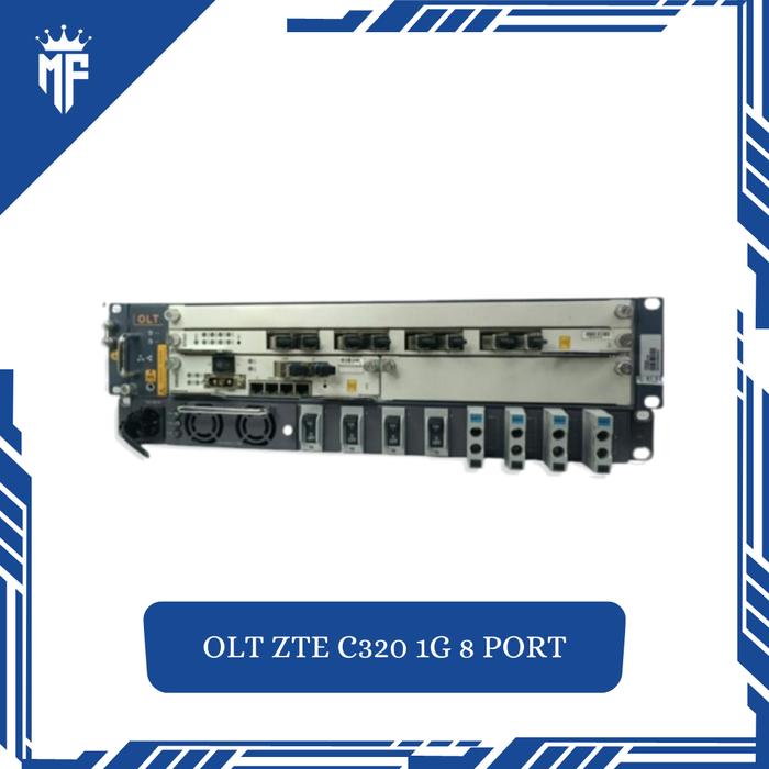 Jual OLT ZTE C320 1G 8 PORT + SFP C++ SMAX. PRAM SUPLAY DC - Kab. Jember - Multifiber Tanggul ...