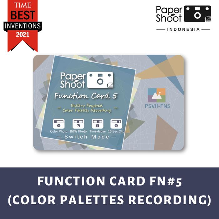 Jual Function Card (Color Palletes Recording) - Paper Shoot Camera ...
