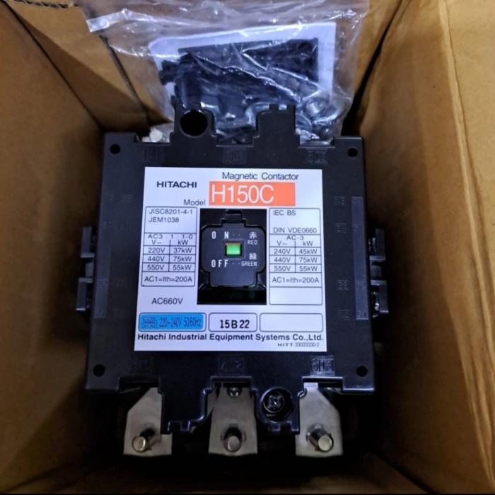 Jual contactor hitachi H150C 220V original - Kota Bandung - ze electric ...