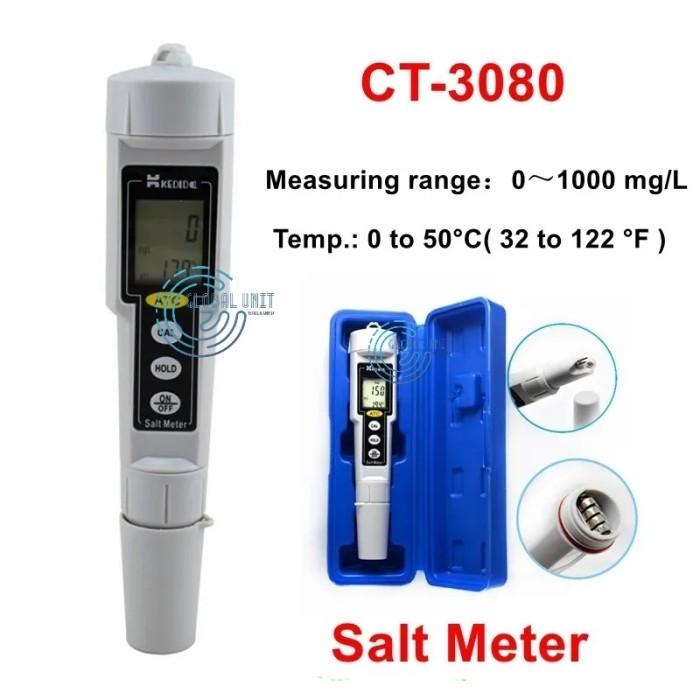 Jual CT-3080 Digital Water Salt Salinity Meter - Alat Ukur Kadar Garam ...