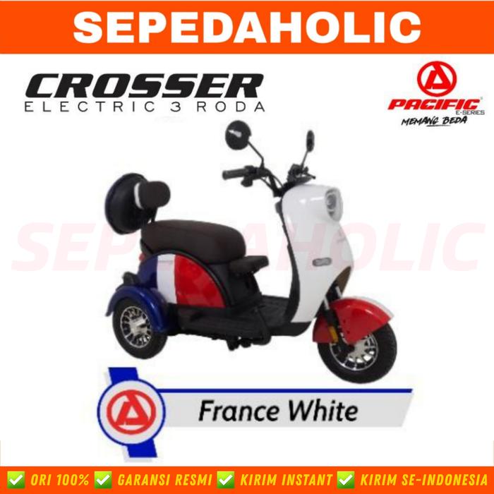 Jual Sepeda Motor Listrik PACIFIC CROSSER Electric E Bike Roda Tiga ...