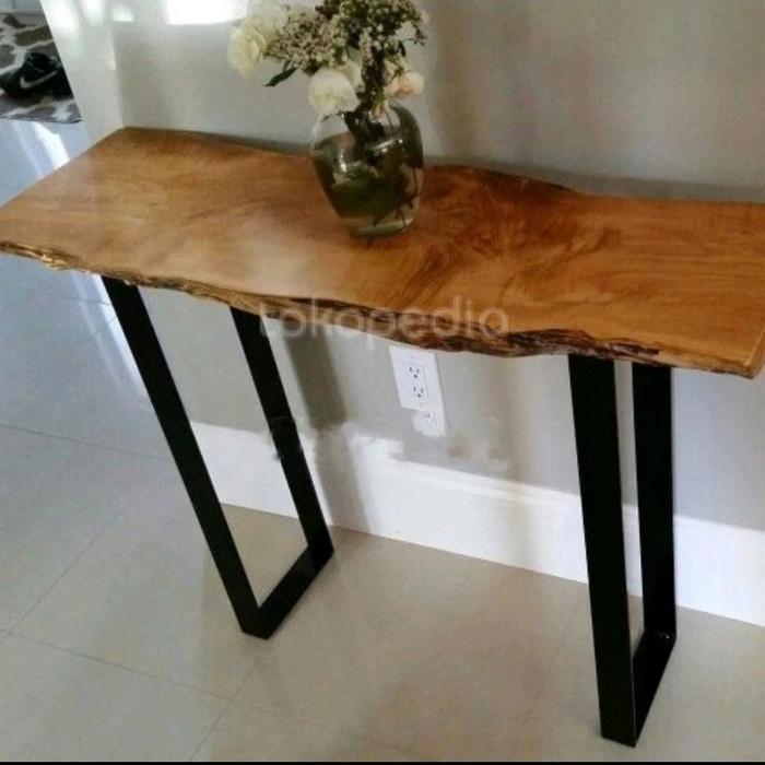 Jual Meja Konsol 100x40 / Meja Console Kaki Besi Minimalis - Kota ...