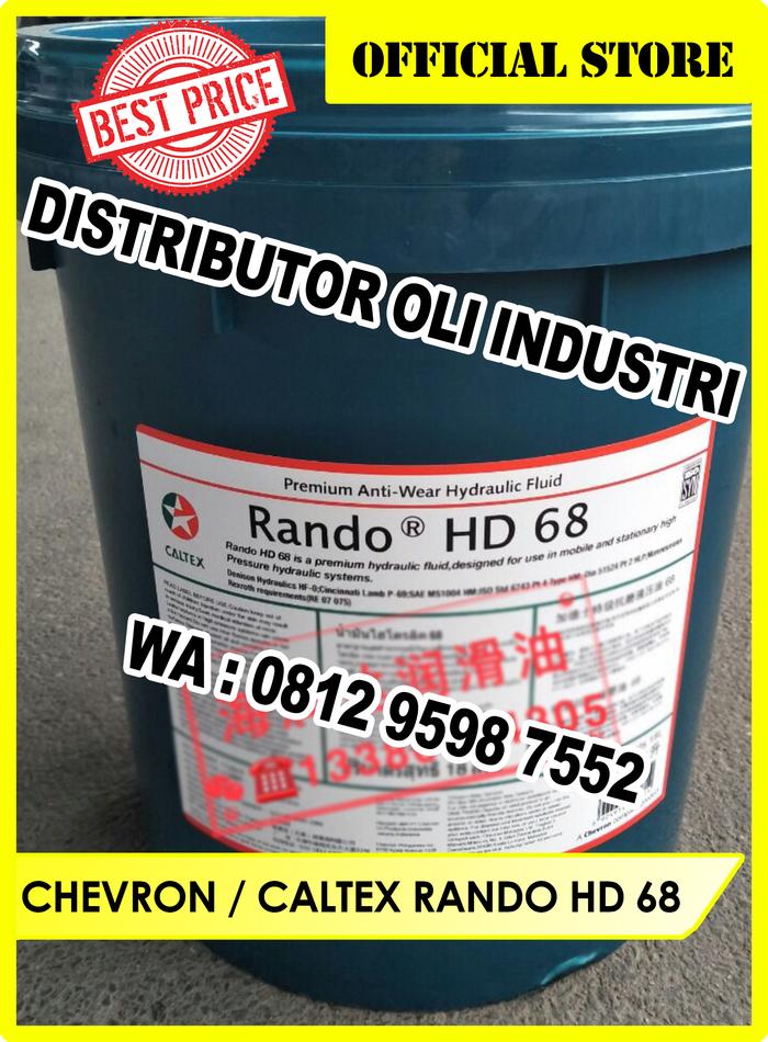 Jual CHEVRON / CALTEX RANDO HD 68 ( Ready Stock - ISO VG 68 ) - Kota ...
