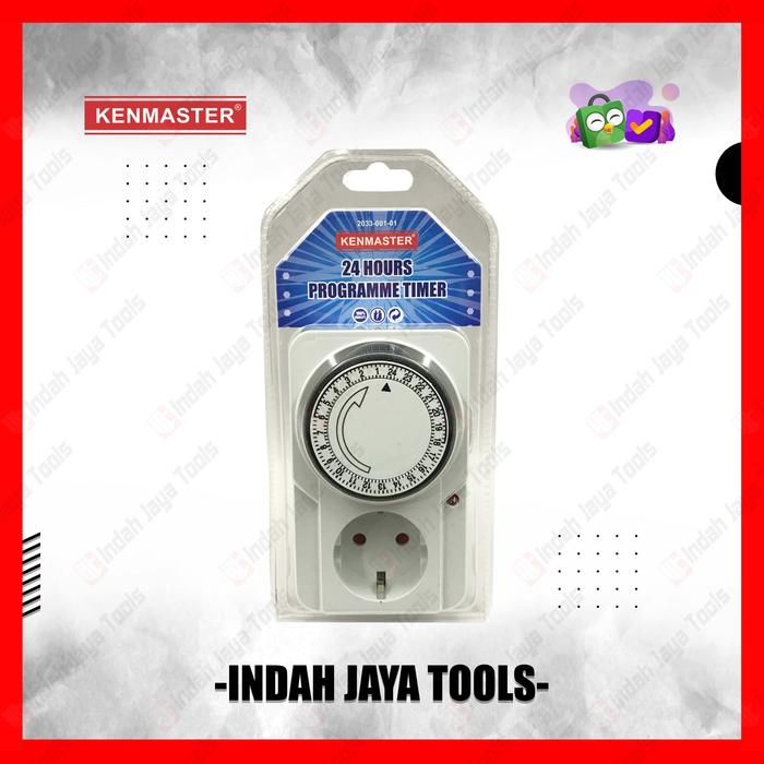 Jual KENMASTER Timer 24 Jam Analog Stop Kontak - Colokan Listrik SNI ...