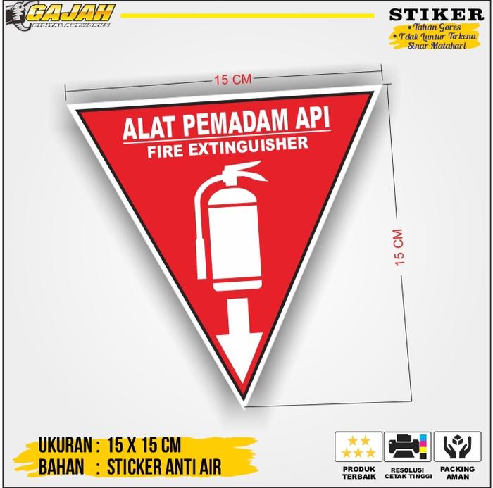 Jual Stiker Petunjuk APAR / Sticker Petunjuk APAR / Simbol APAR / APAR ...