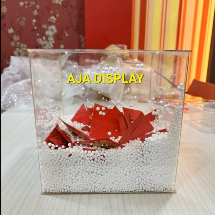 Jual ACRYLIC BOX LUCKY DIP/ KOTAK UNDIAN ACRILIC+BUTIR STEROFOAM ...
