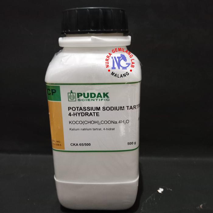 Jual K Na Tartrat / Potassium Sodium Tartrate Tetrahydrate Pudak 500G ...