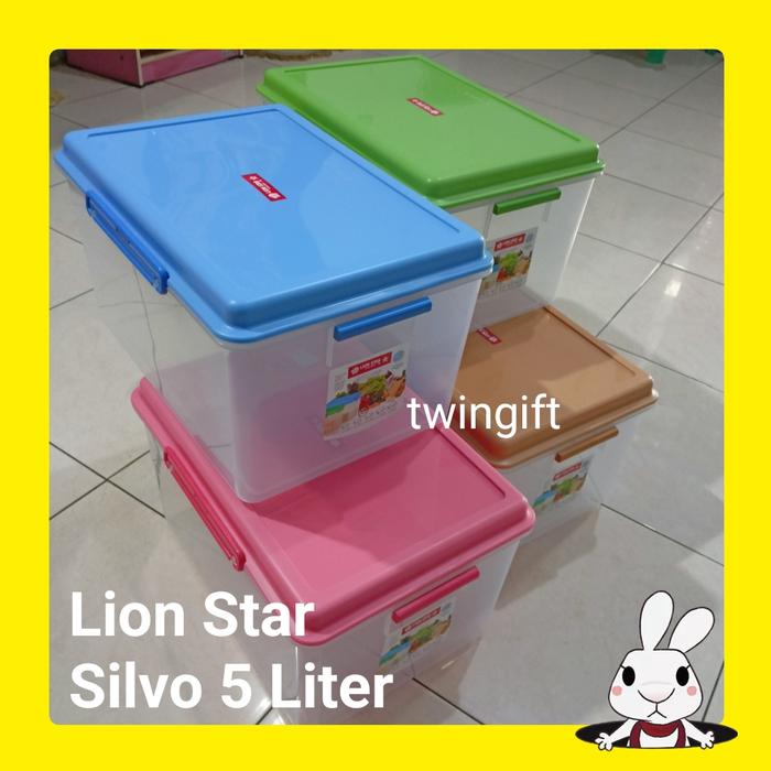 Jual Container/Kontainer Box Kedap Serbaguna, Lion Star-Silvo-5 Liter ...