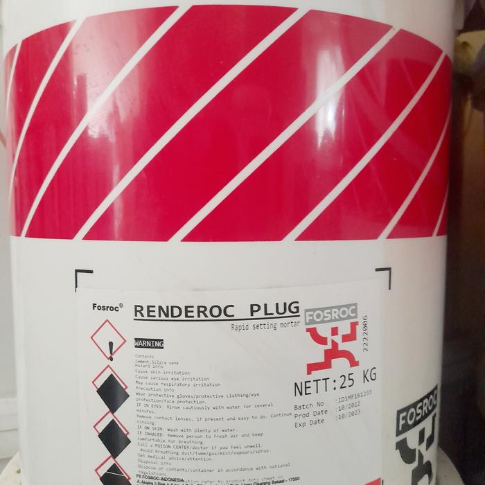 Jual Renderoc Plug Fosroc 25kg - Jakarta Timur - Solusi kedapAir ...