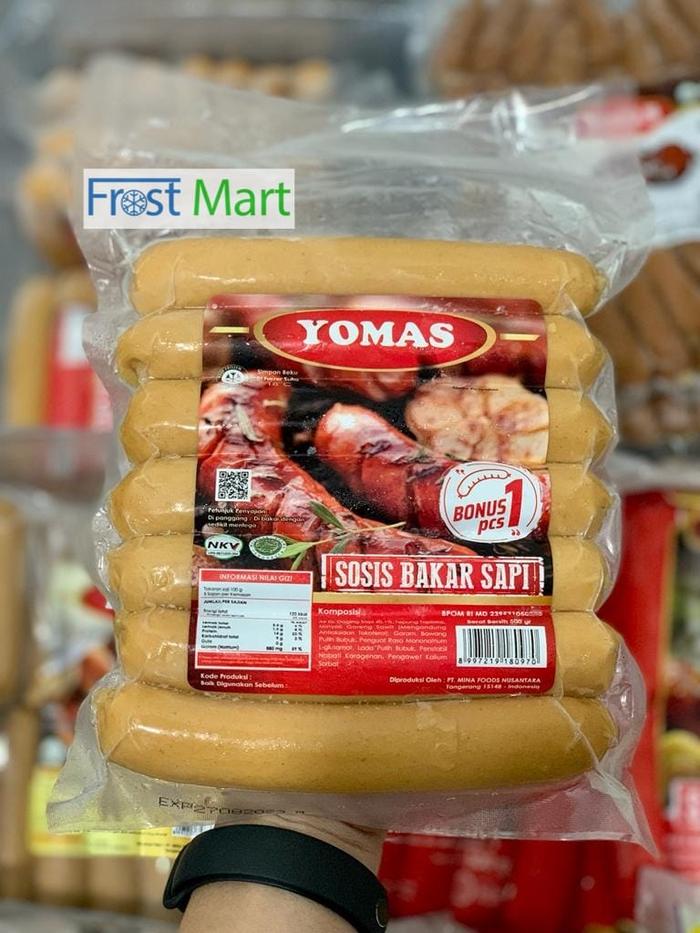 Jual Yomas Sosis Sapi Bakar isi 6+1 Pcs 500Gr - Jakarta Utara ...