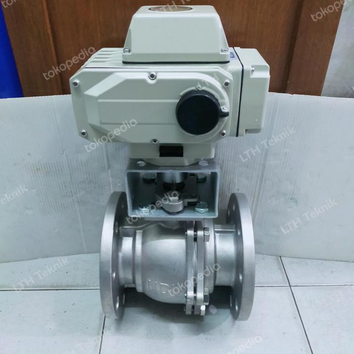 Jual Motorized Electrik Actuator Ball Valve Flange 6"inch Stainless ...