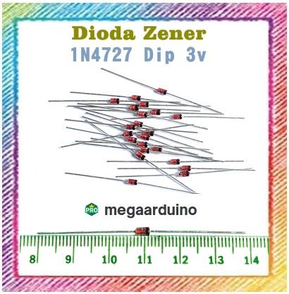 Jual Dioda Zener Dip 1N4727 3v 1 watt 1N 4727A 3 volt 1w DO-41 - Kota Semarang - megaarduino ...