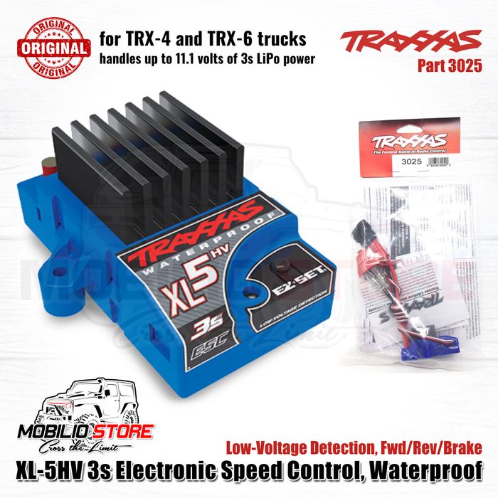 Jual Traxxas 3025 XL-5HV 3S Electronic Speed Control Waterproof ESC TRX ...