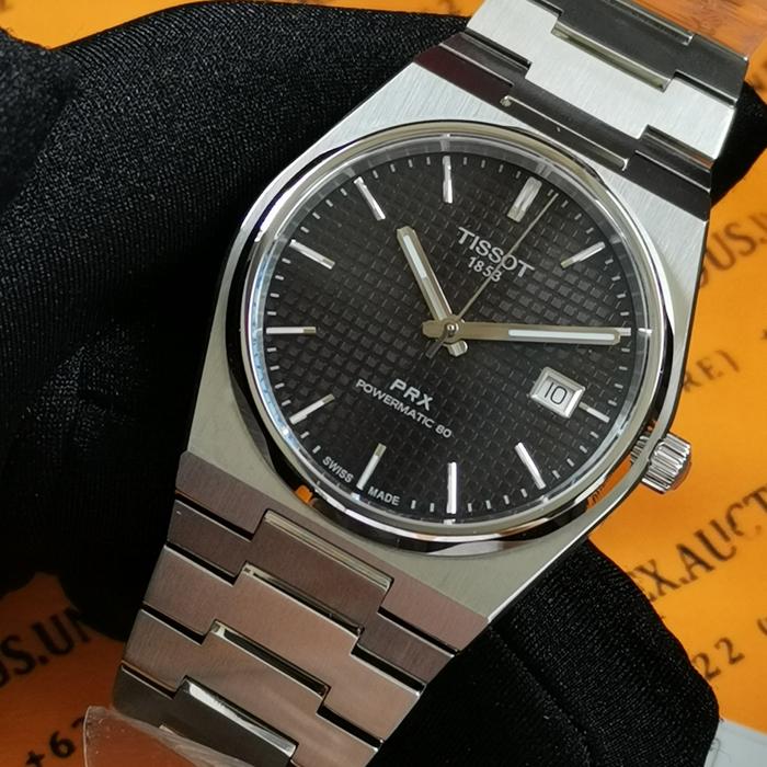 Jual Jam Tangan Tissot PRX Black Dial Powermatic 80 Hours ...