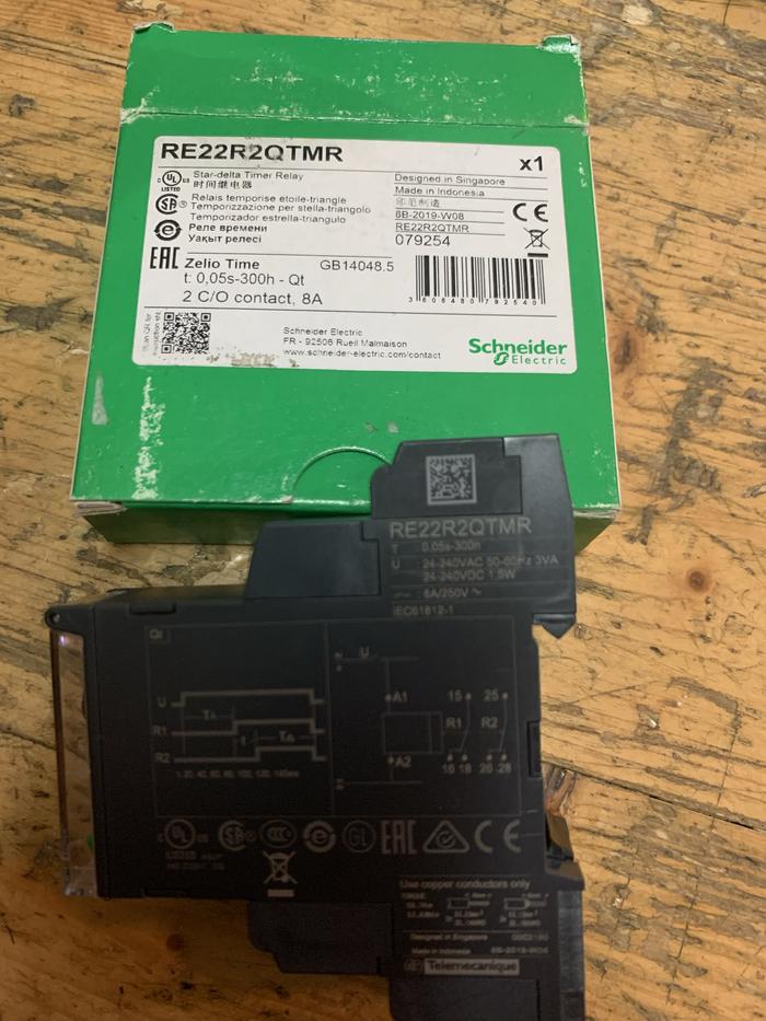 Jual RE22R2QTMR star delta timer relay schneider - Jakarta Barat ...