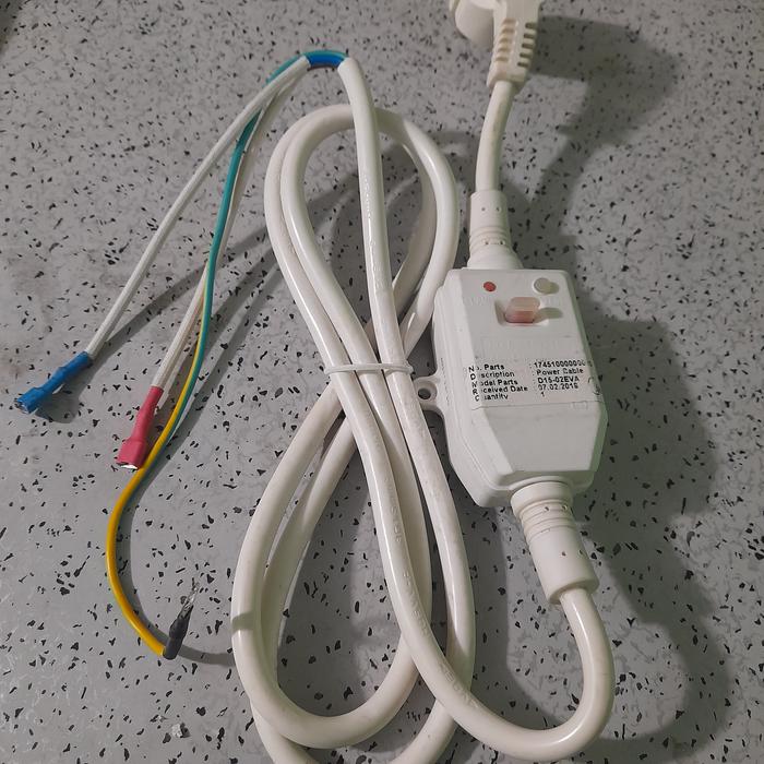 Jual Kabel ELCB water heater buat segala merek ORIGINAL MIDEA D15-02EVA ...