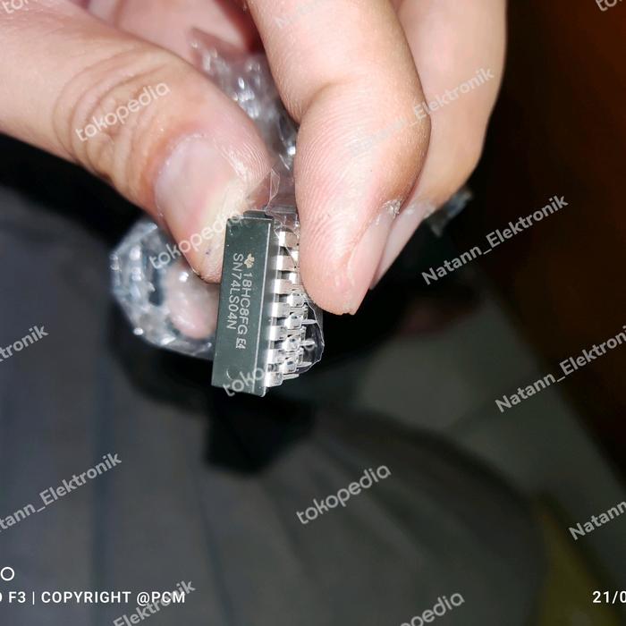 Jual ic ttl sn 74ls04n 74ls04 sn74ls04 sn74 ls04 sn74ls04n 74ls 04 ...