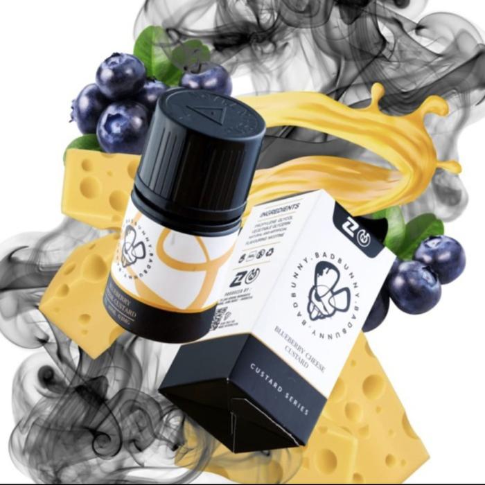 Jual BAD BUNNY BLUEBERRY CHEESE CUSTARD 60ML LIQUID BADBUNNY - Kota ...