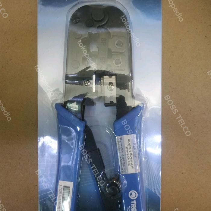 Jual tang crimping trendnet tc ct68 crimping tools rj45 data / rj11 ...